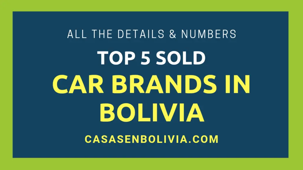 The 5 Top Sold Car Brands in Bolivia, All the Numbers and Facts ...