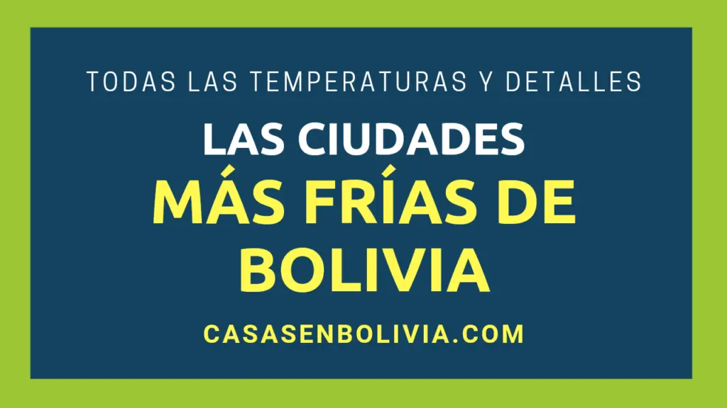 ¿Cómo Son las Precipitaciones en Bolivia? Descripción Completa ...
