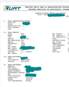 El RUAT para Vehículos en Bolivia ¿Cómo Realizar la Consulta ...